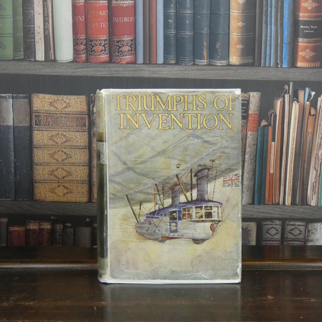 Triumphs of Invention - Cyril Hall - Vintage Book - Etsy