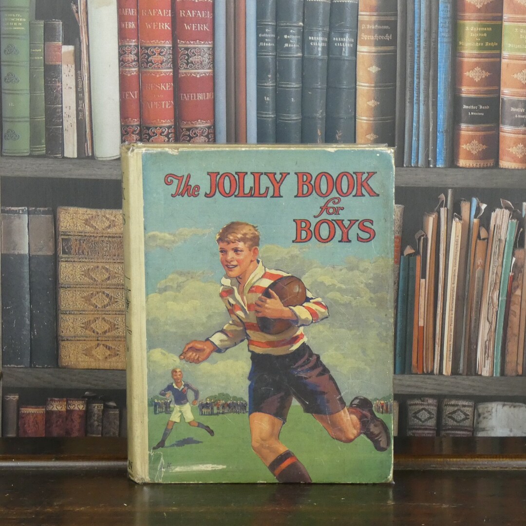 The Jolly Book for Boys - Vintage Children's Book - Etsy