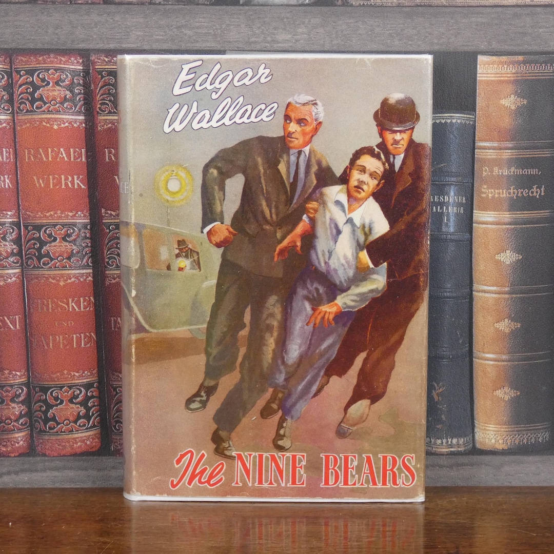 The Nine Bears - Edgar Wallace - Vintage Book - Vintage Thriller - Etsy