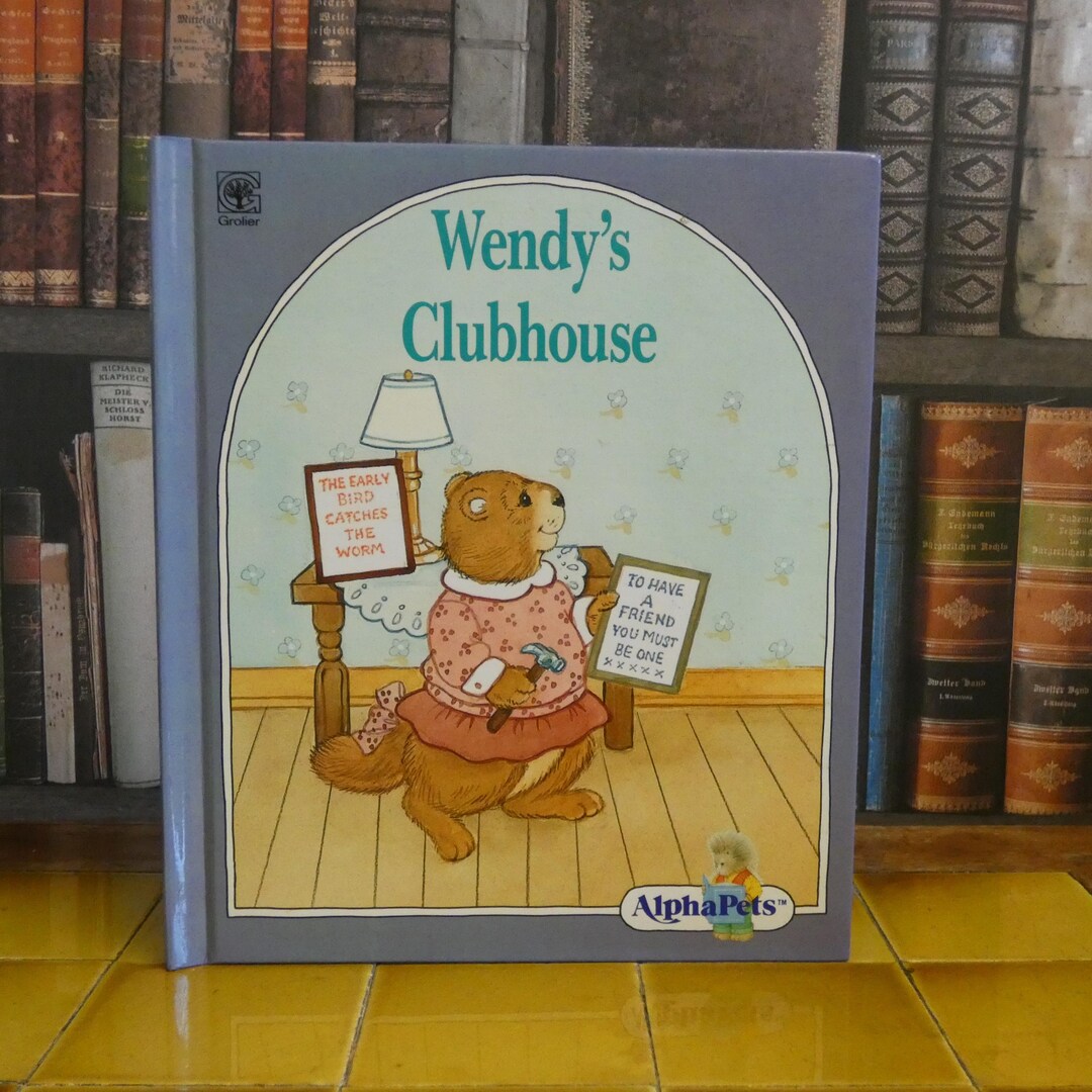 Wendy's Clubhouse Vintage Children's Book - Alphapets Story - Etsy
