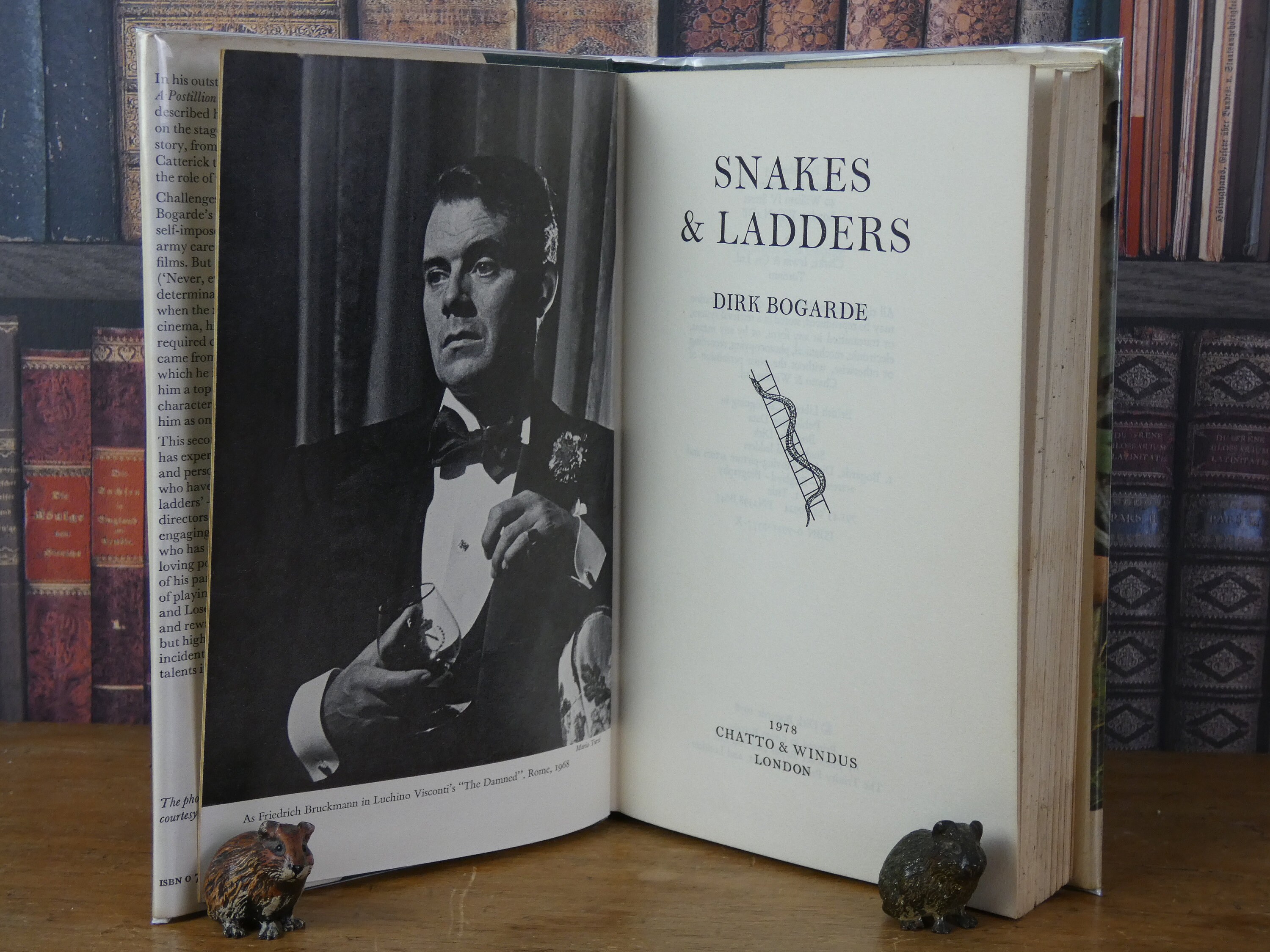 Snakes and Ladders - Dirk Bogarde - Autobiography - Vintage Book - Etsy