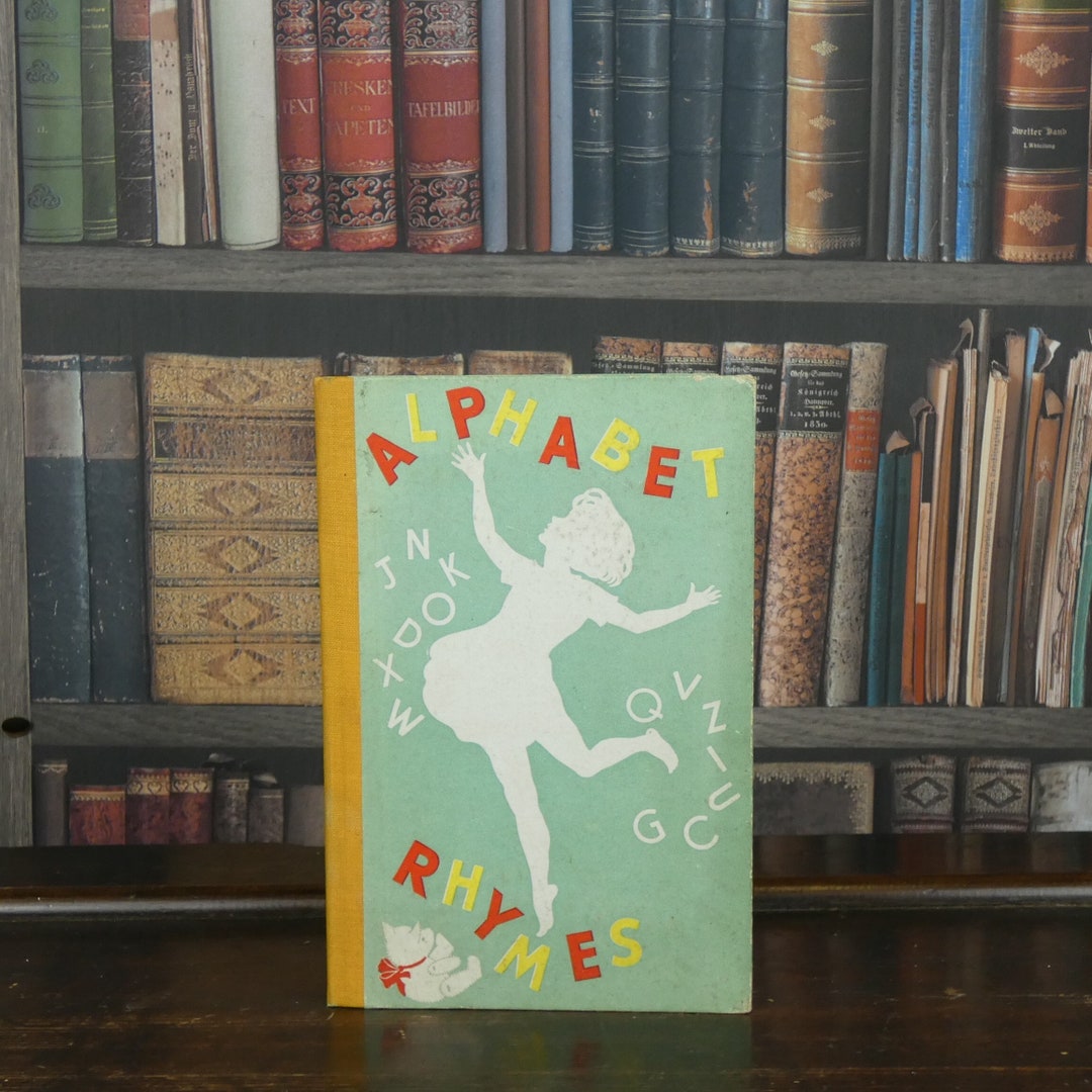 Alphabet Rhymes - Lucille Steven - Vintage Children's Book - Etsy