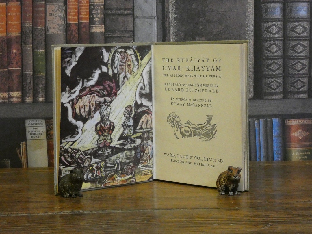 Vintage Rubaiyat of Omar Khayyam Book: Illustrated Poetry, 1950s - Etsy