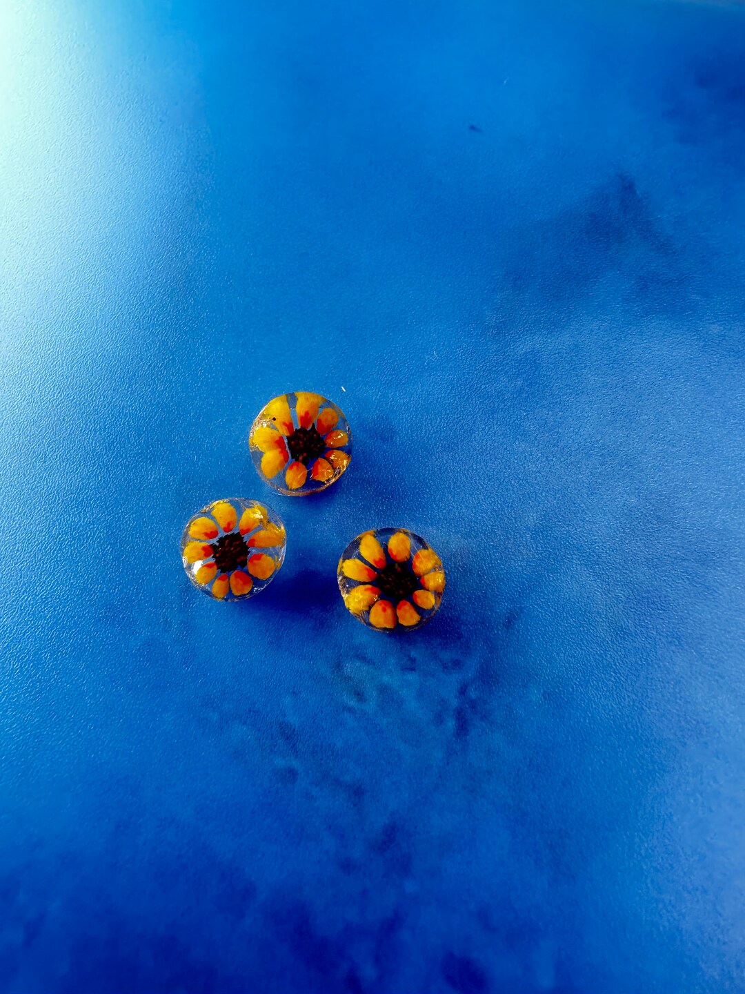 Sunflower Coins, Milli for Glassworking, Pretty Nature Embellishment ...