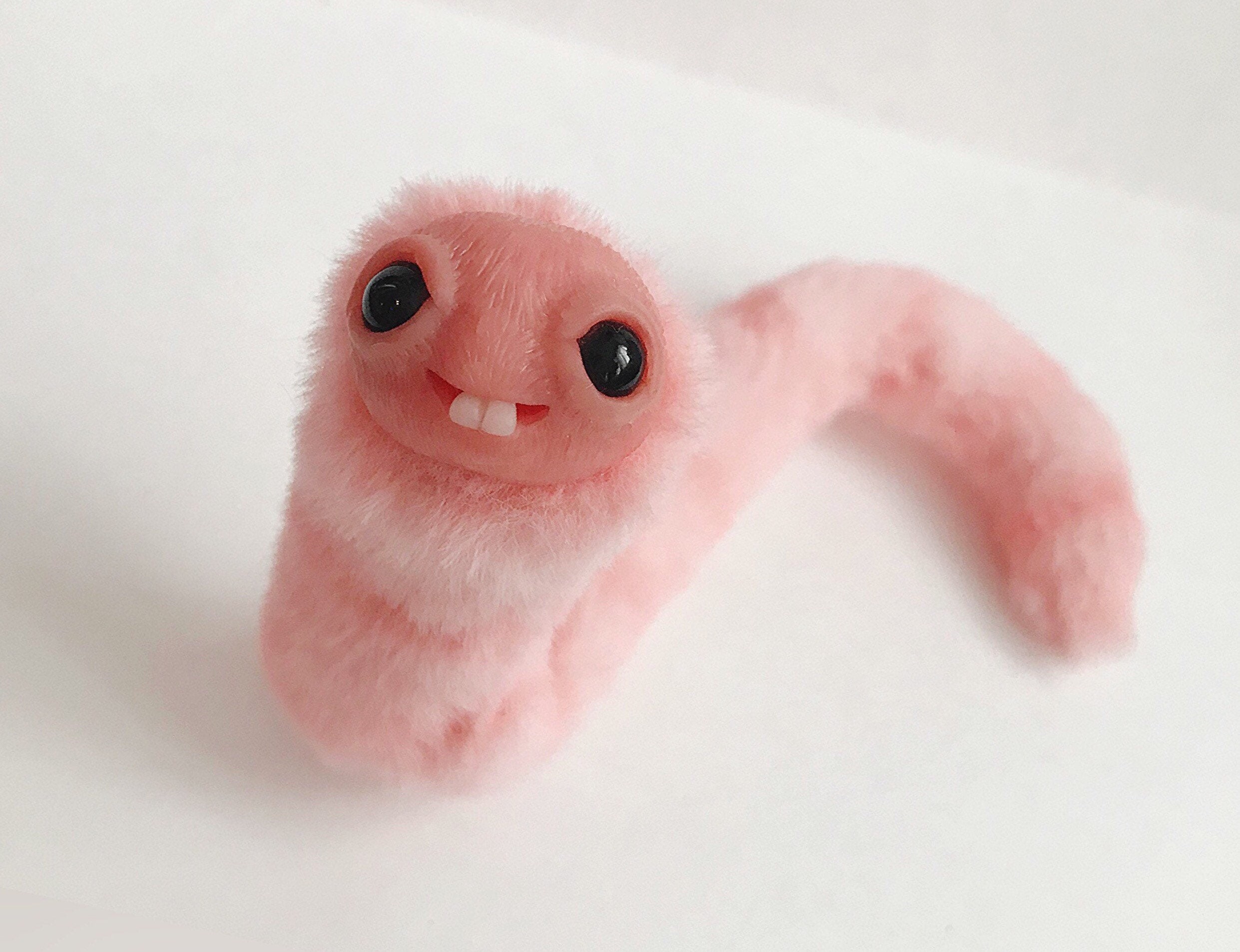 Worm ART Doll fantasy creature miniature toy worm Collectible | Etsy