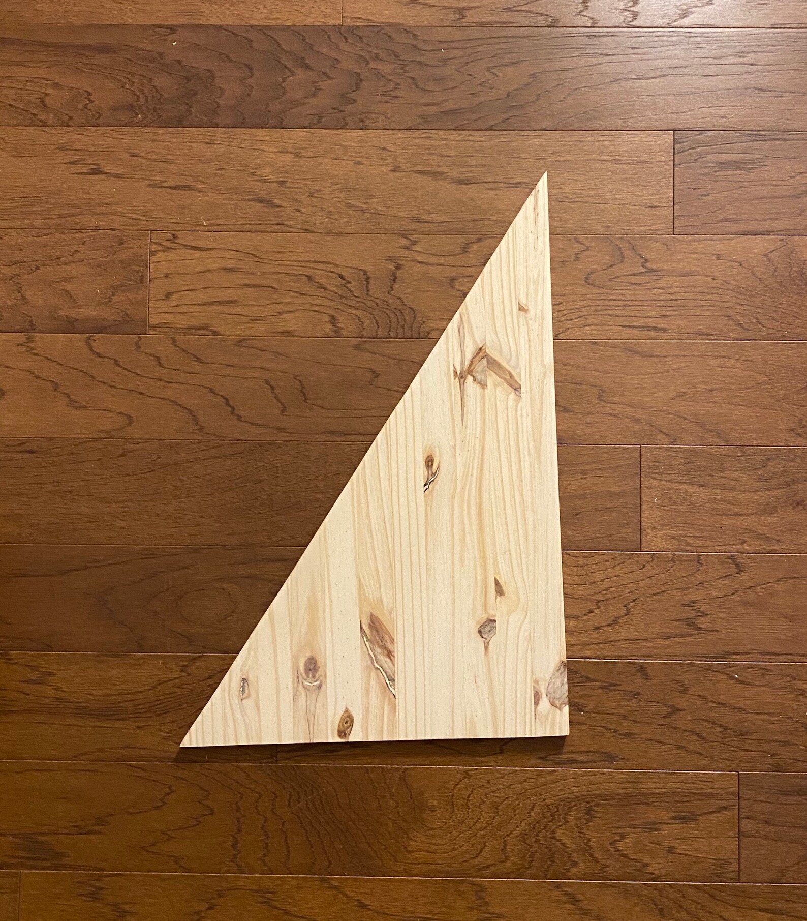 17x25x30x0.625 Triangle Solid Wood Craft Blocks Natural Cut | Etsy