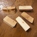 Triangle Wedge Scraps Grab Bag Solid Wood Craft Blocks Natural - Etsy