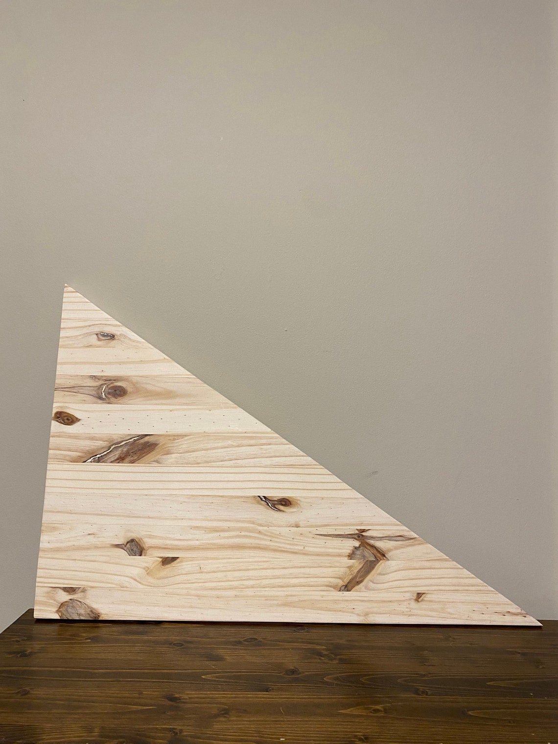 17x25x30x0.625 Triangle Solid Wood Craft Blocks Natural Cut | Etsy