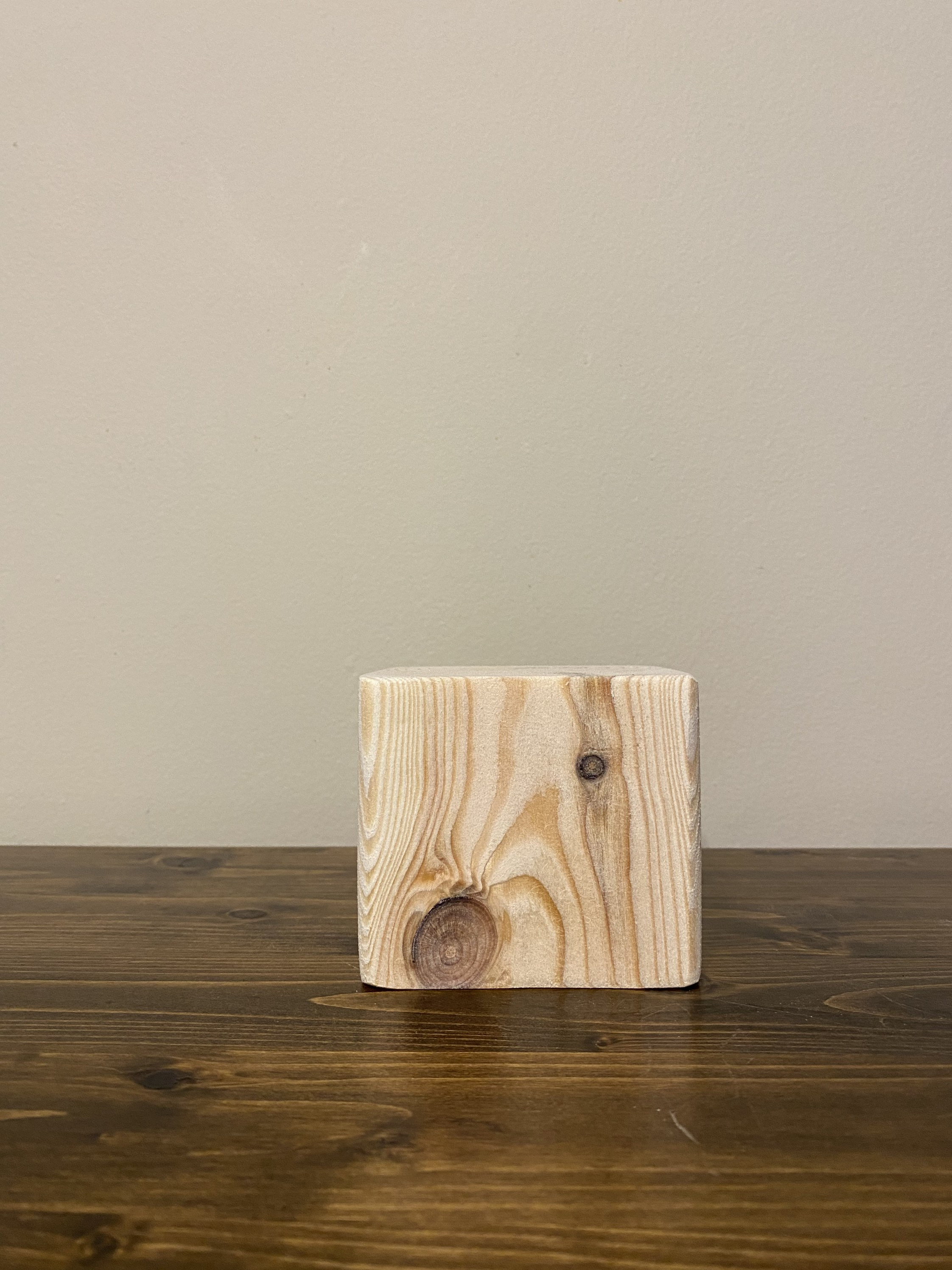 Home Improvement Home & Hobby 3x3 Solid Wood Craft Blocks Natural Cut ...