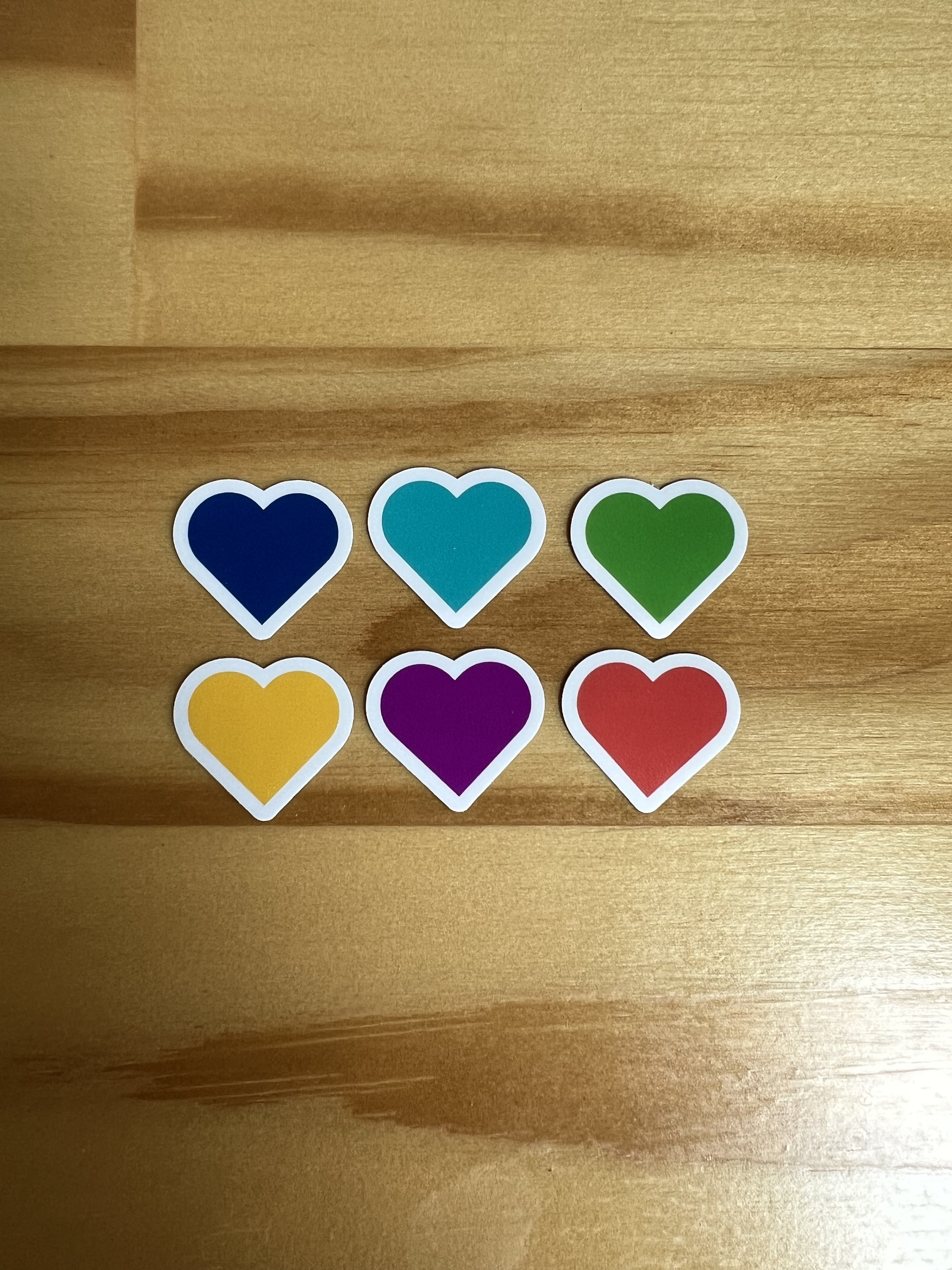 Small Heart Stickers