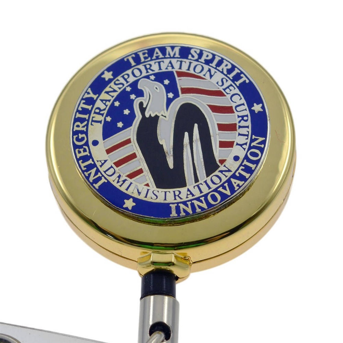 DHS TSA Patch Retractable Badge Reel ID Card Security Pass - Etsy