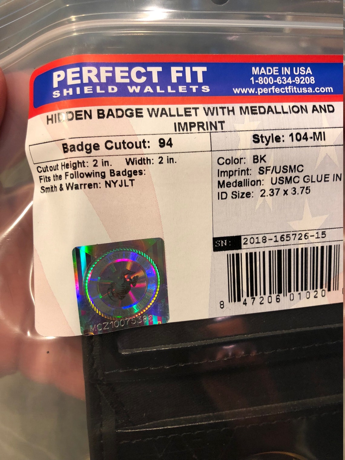 USMC United States Marine Corps Military Mens Black Leather Bi - Etsy