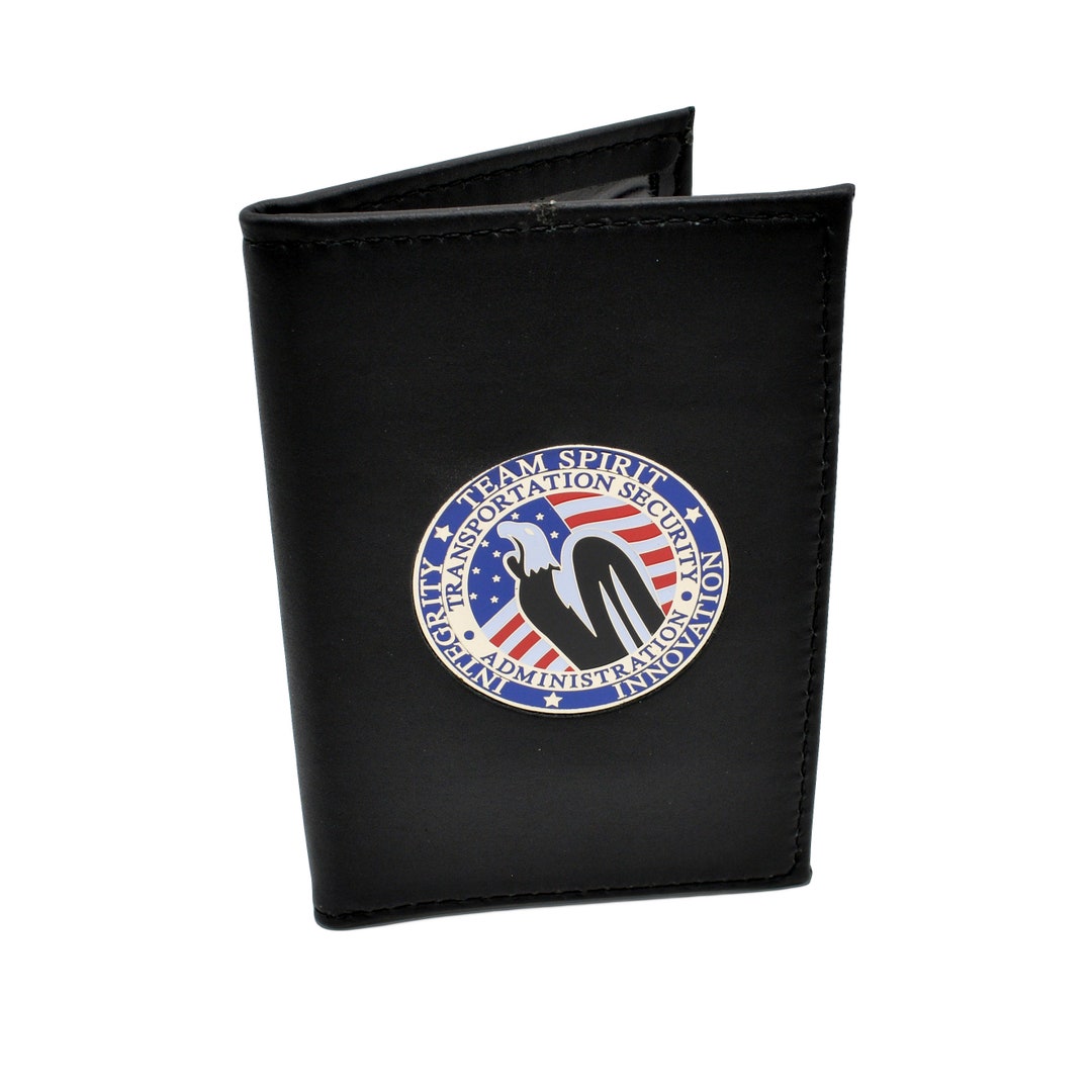 TSA Team Spirit Medallion Credential Case Double ID Holder - Genuine ...