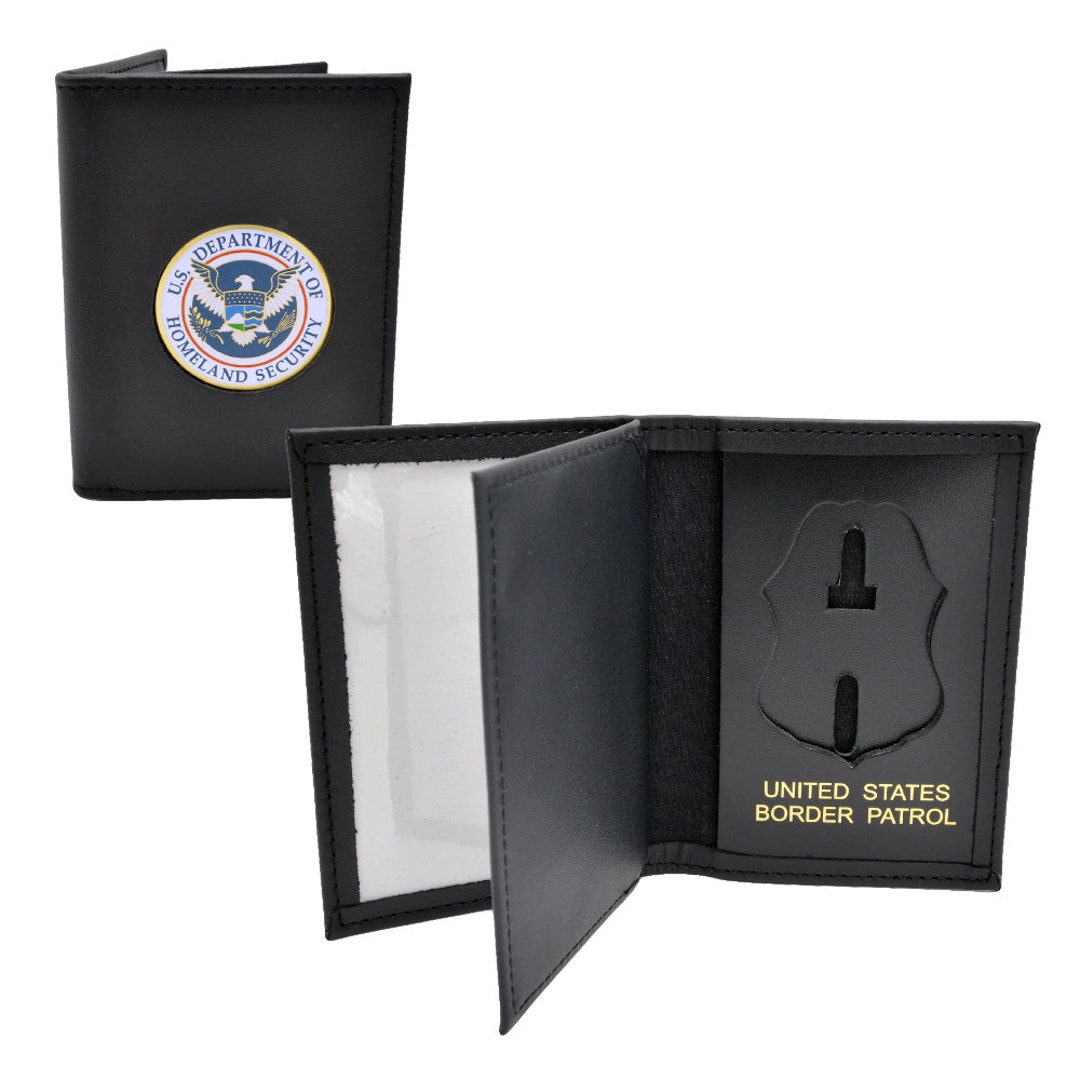USCBP Customs Officer Badge and Credential Case DHS - Etsy
