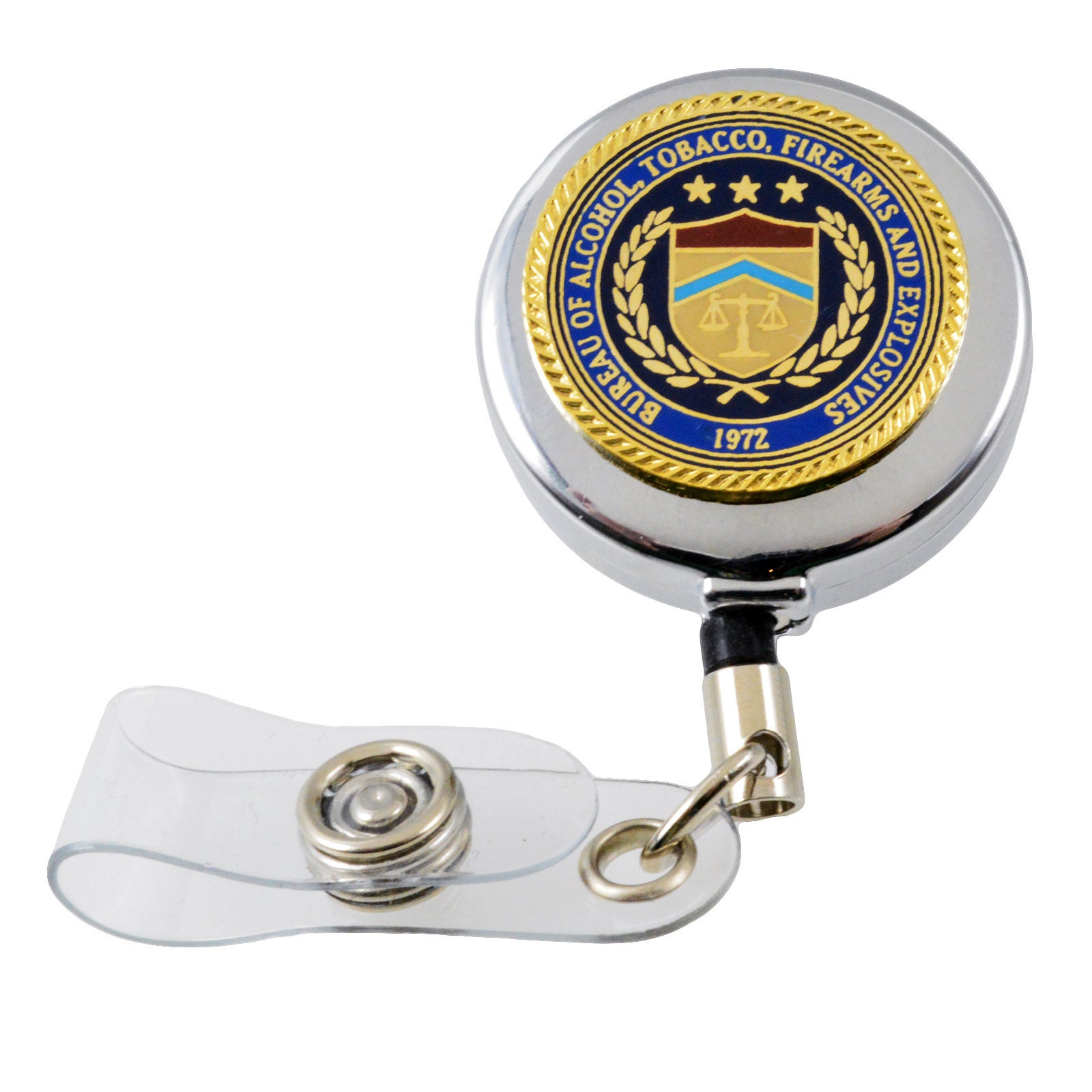 BATFE ATF Justice Seal Federal Agent Retractable Badge Reel - Etsy UK