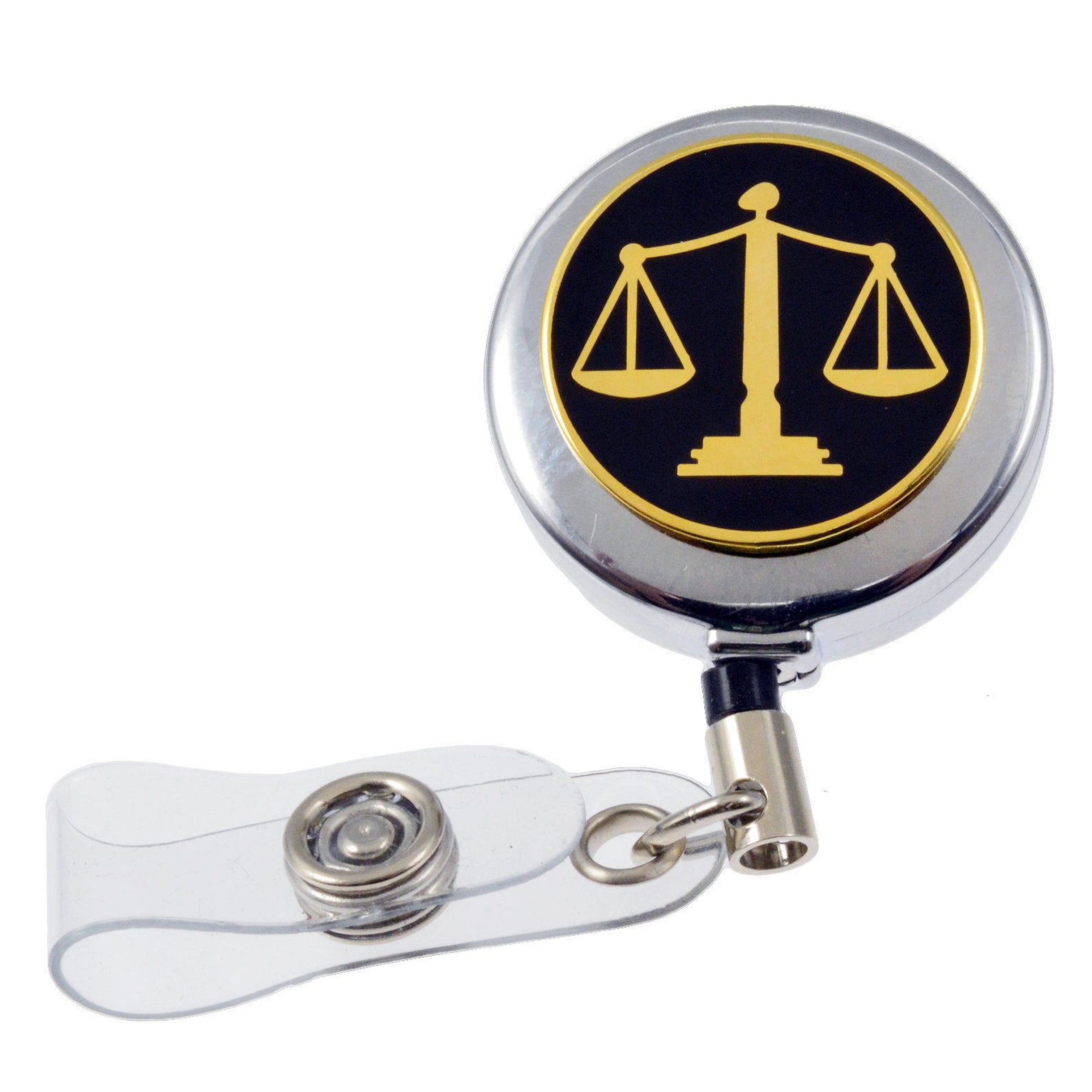 Scales of Justice Lawyer Courts Retractable Security ID Card - Etsy
