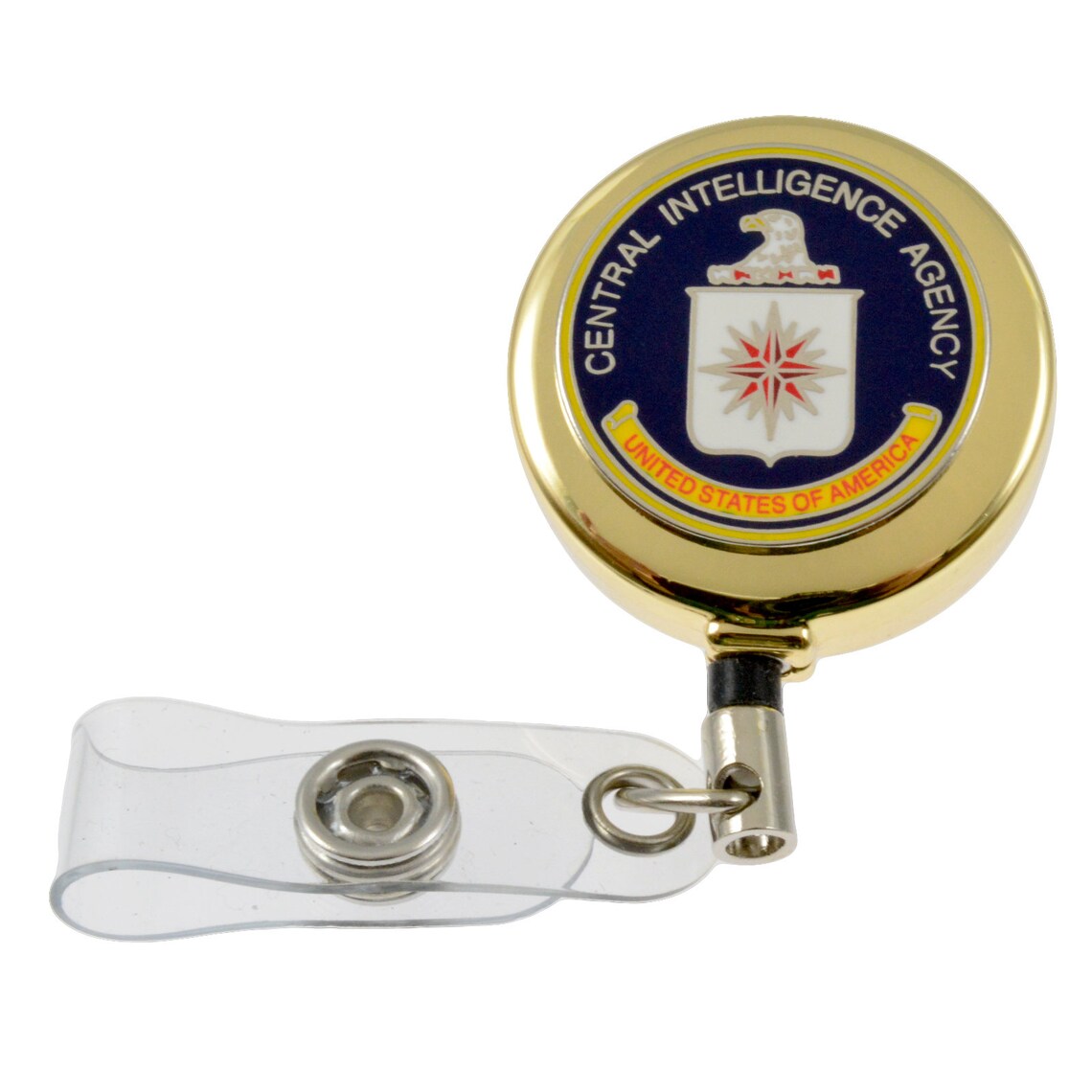CIA Central Intelligence Security Badge Retractable ID Card - Etsy