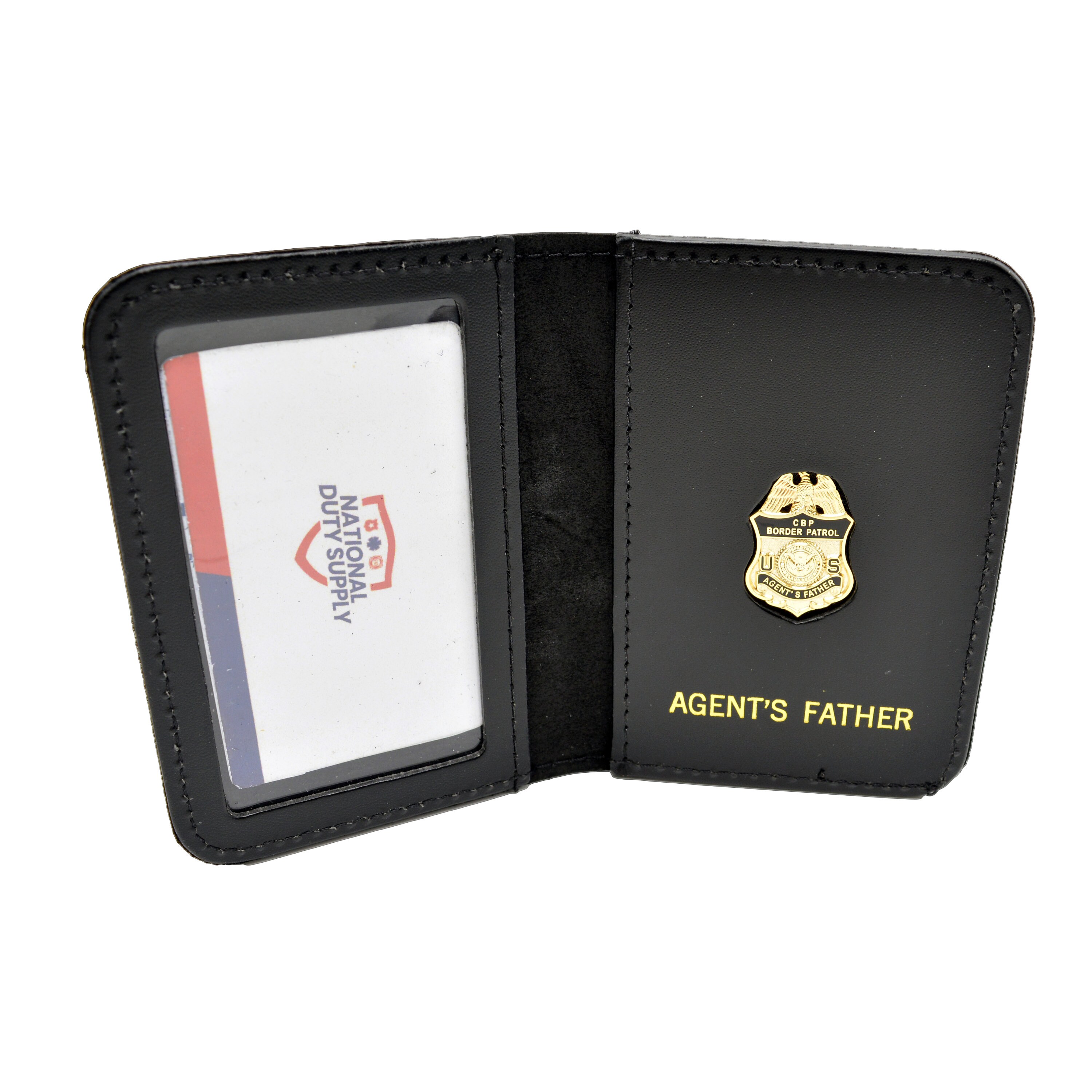 U S Border Patrol Family Member ID Wallet Leather License U S Border Patrol Family Member ID Wallet Leather License