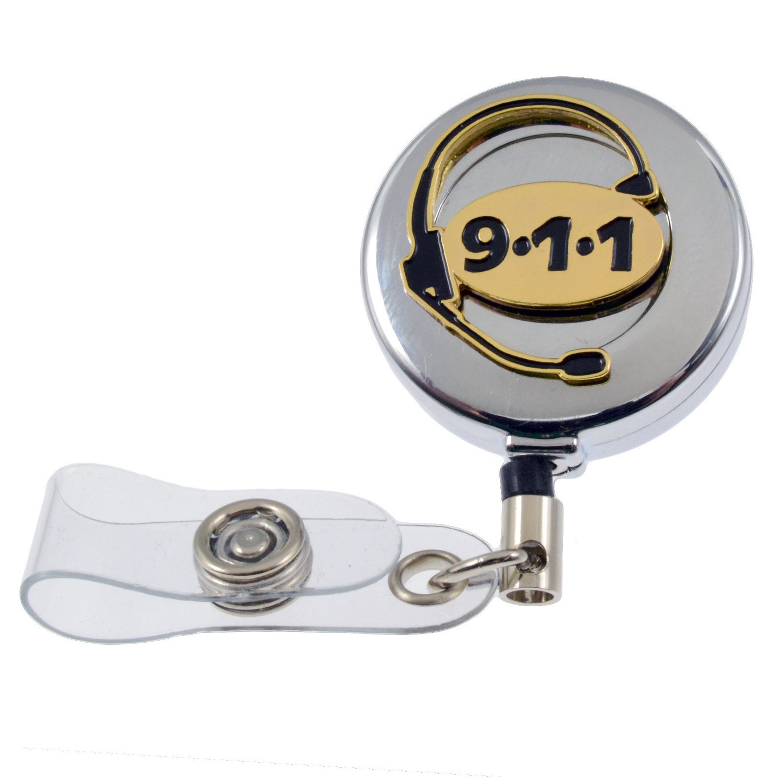 911 Emergency Dispatcher Rescue Retractable ID Card Holder | Etsy