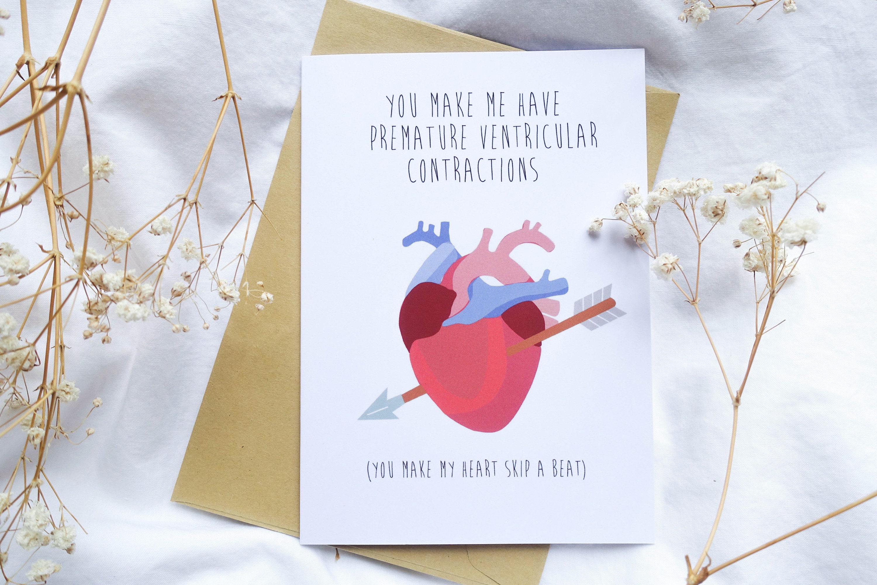 You Make My Heart Have Premature Ventricular Contractions Card