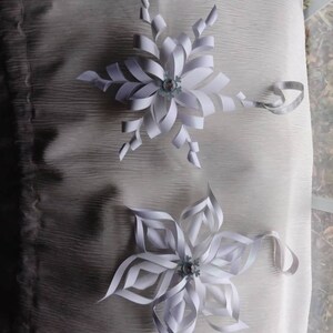 3D Paper Snowflake Ornament/christmas Decor/holiday Decor/christmas ...
