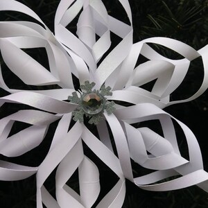 3D Paper Snowflake Ornament/christmas Decor/holiday Decor/christmas ...
