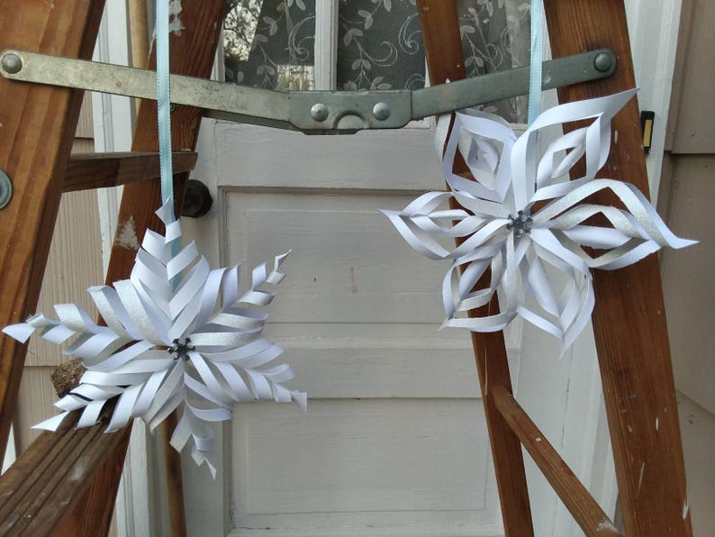 3D Paper Snowflake Ornament/christmas Decor/holiday - Etsy