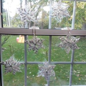 3D Paper Snowflake Ornament/christmas Decor/holiday Decor/christmas ...