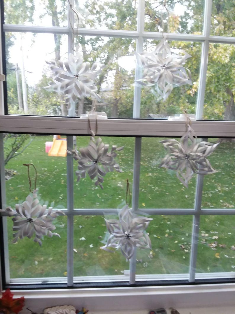 3D Paper Snowflake Ornament/christmas Decor/holiday - Etsy