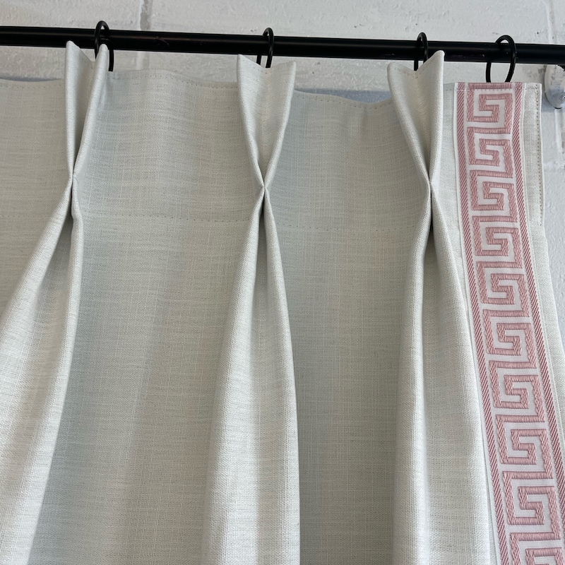 Greek Key Curtains - Etsy