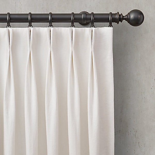 French Pleat Curtains - Etsy