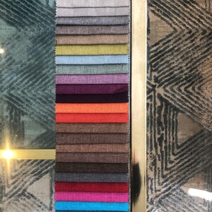 Designer Bench Cushion Cover Performance Faux Linen Fabric Wt Matching ...