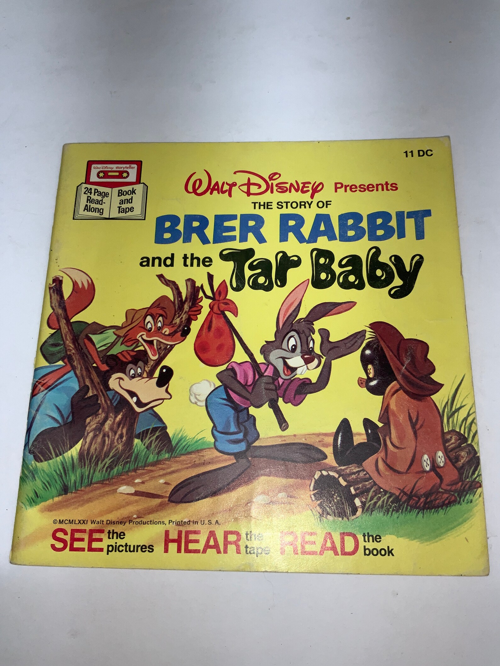 Brer Rabbit and the Tar Baby Vintage Walt Disney Read Along | Etsy