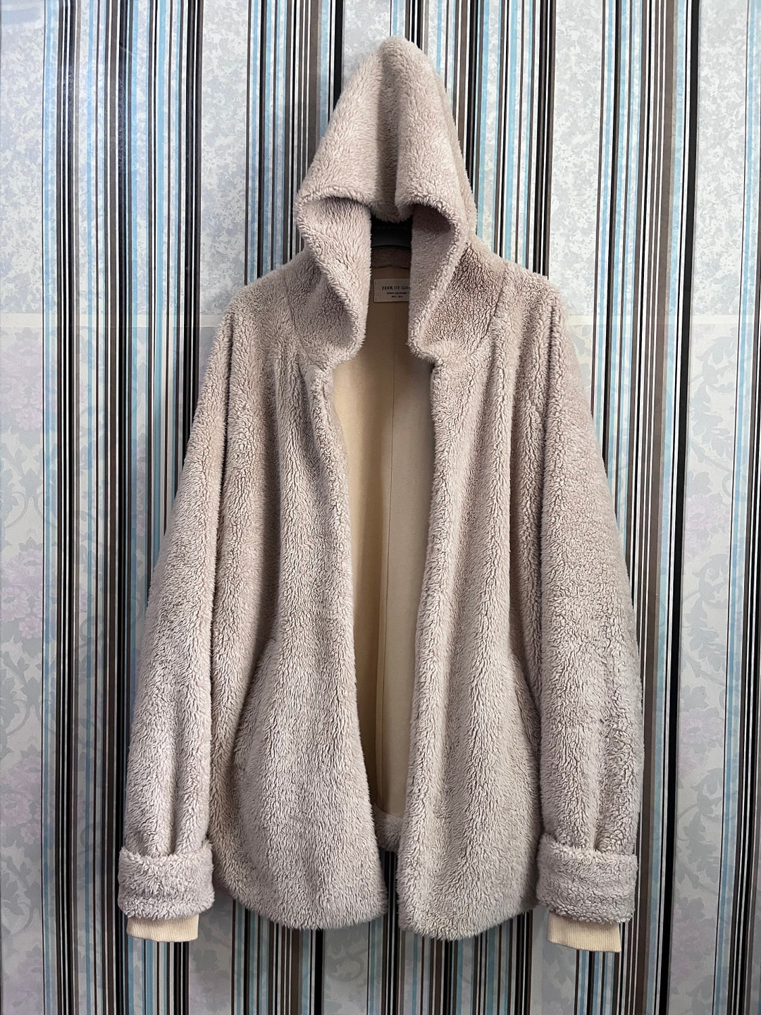 MEGARARE!!VTG Fear of God Fourth Collection Sherpa Tan Jackets Extra ...
