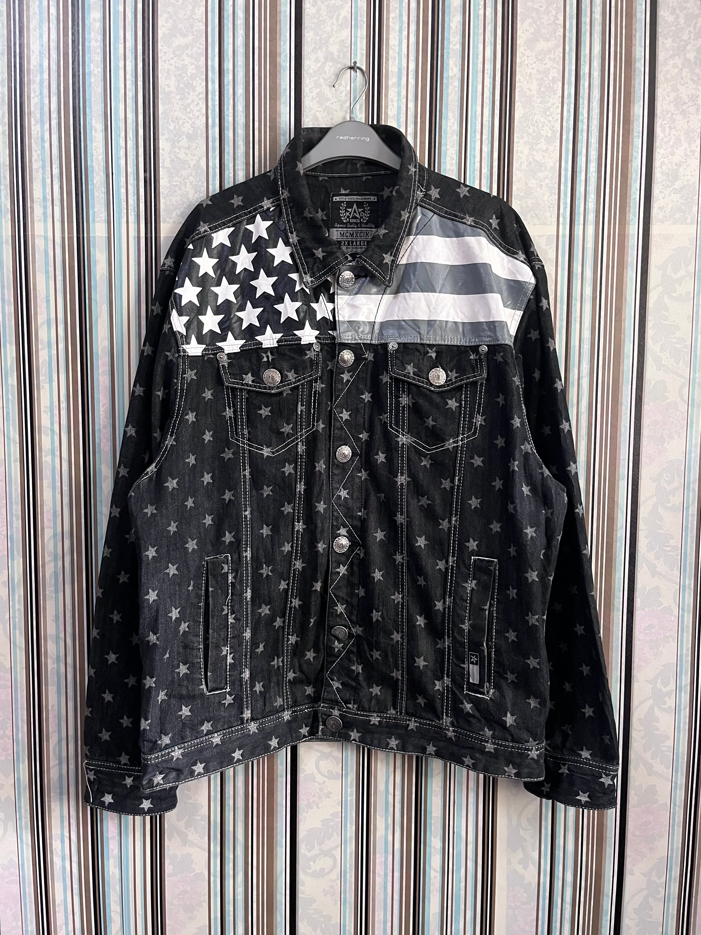 RAREVTG Akademiks Akdmks Trucker Star Flag Spell Back 2xl F2 - Etsy