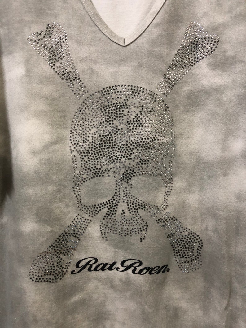 RARE!! VTG Rat Roen Bling Bling Big Logo Spell Out Japanese Designer V ...