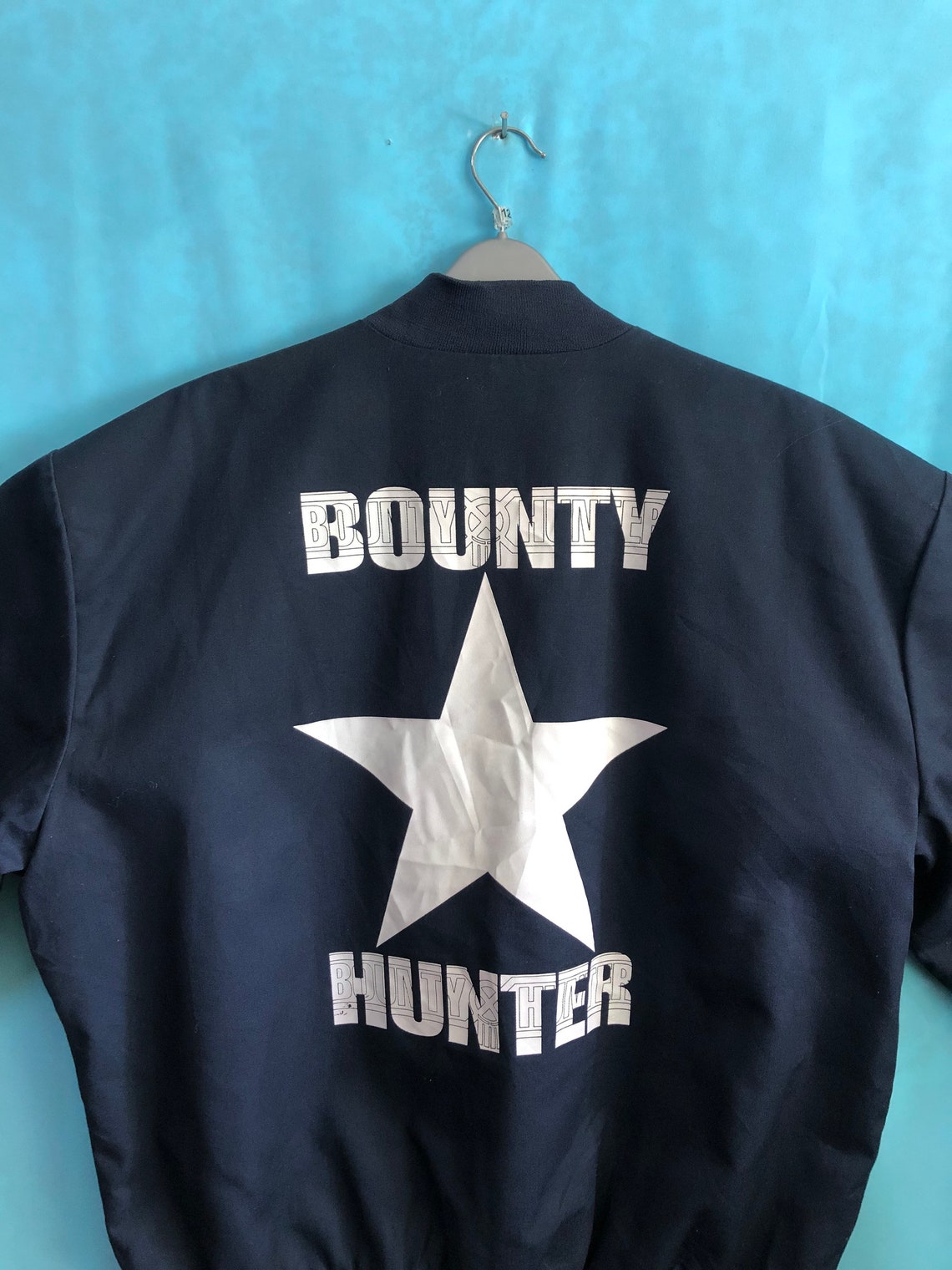 RARE!!VTG Bounty Hunter Bomber Jacket Red Kap Mexico Hikaru Iwanaga ...