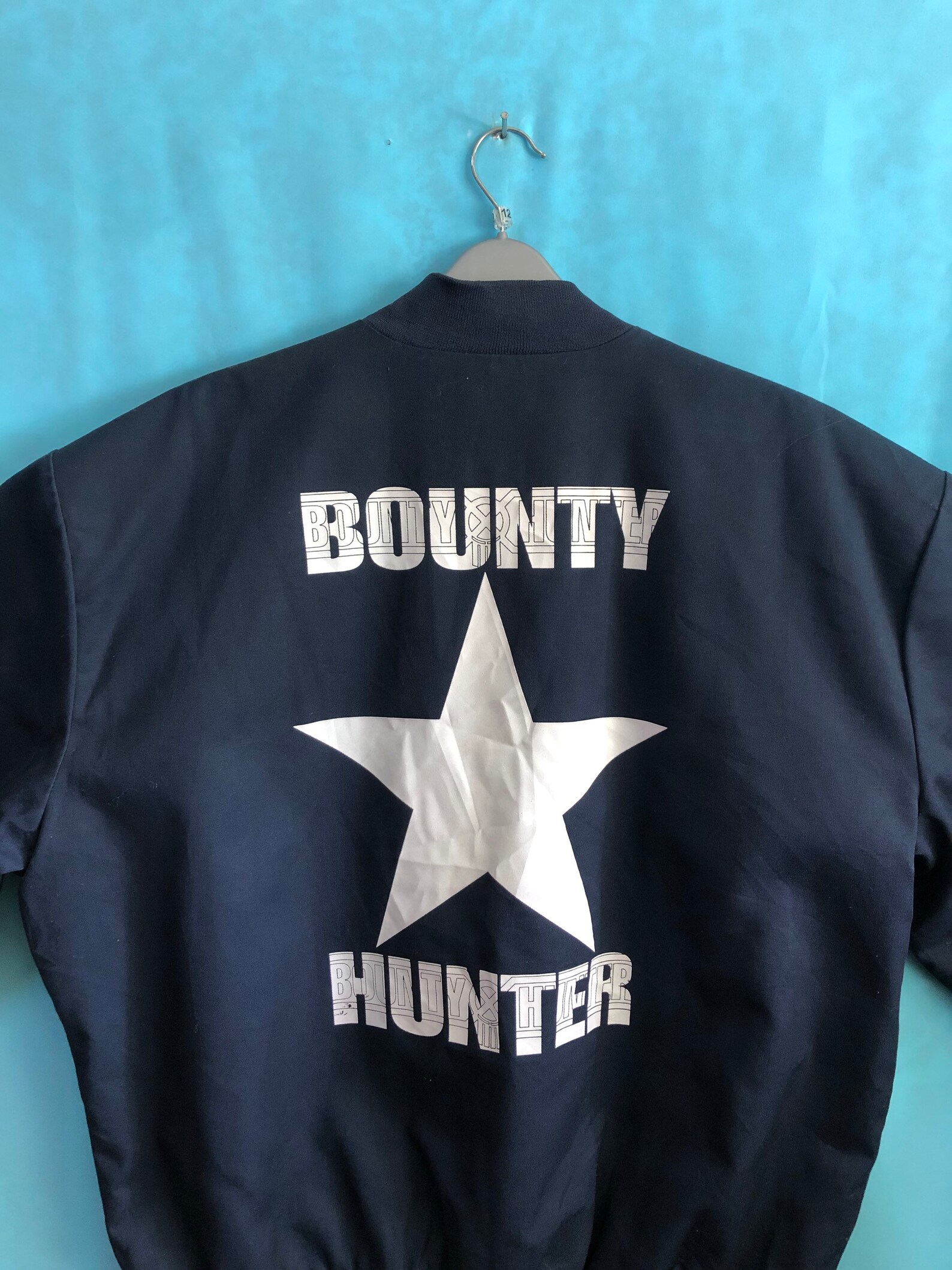 RARE!!VTG Bounty Hunter Bomber Jacket Red Kap Mexico Hikaru Iwanaga ...