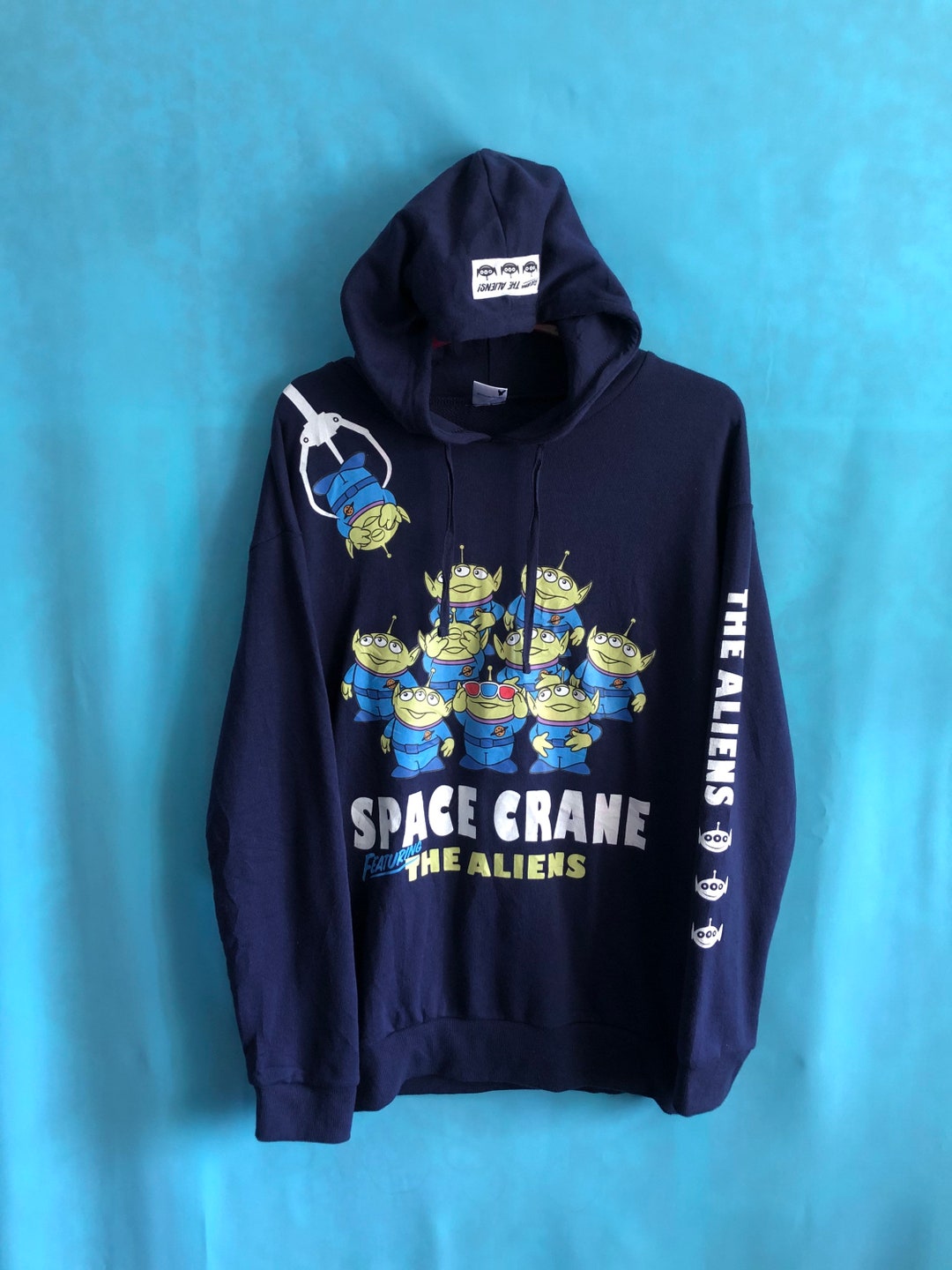 SALE!!VTG Toy Story the Aliens Hoodies Navy Multiprinted Large #1406 - Etsy