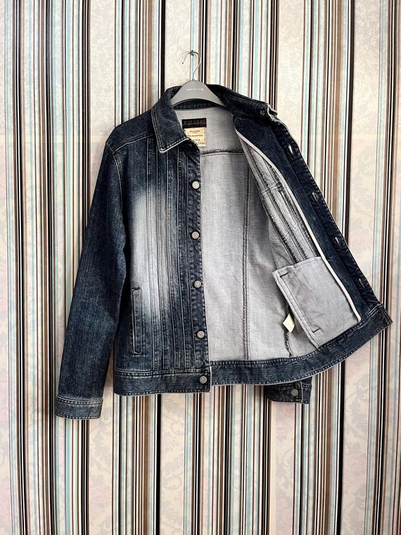 RARE!!VTG morgan homme 10th anniversary denim elastic… - Gem