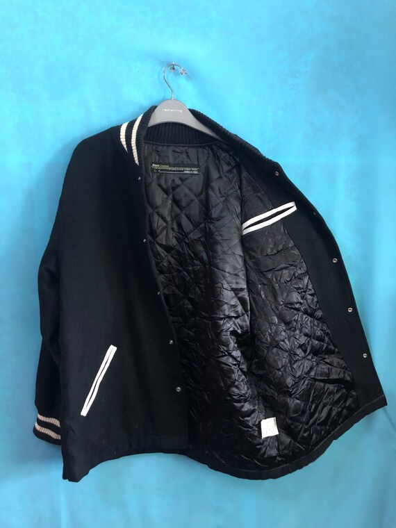 RARE!!VTG back channel rasta fury lion varsity jacket… - Gem