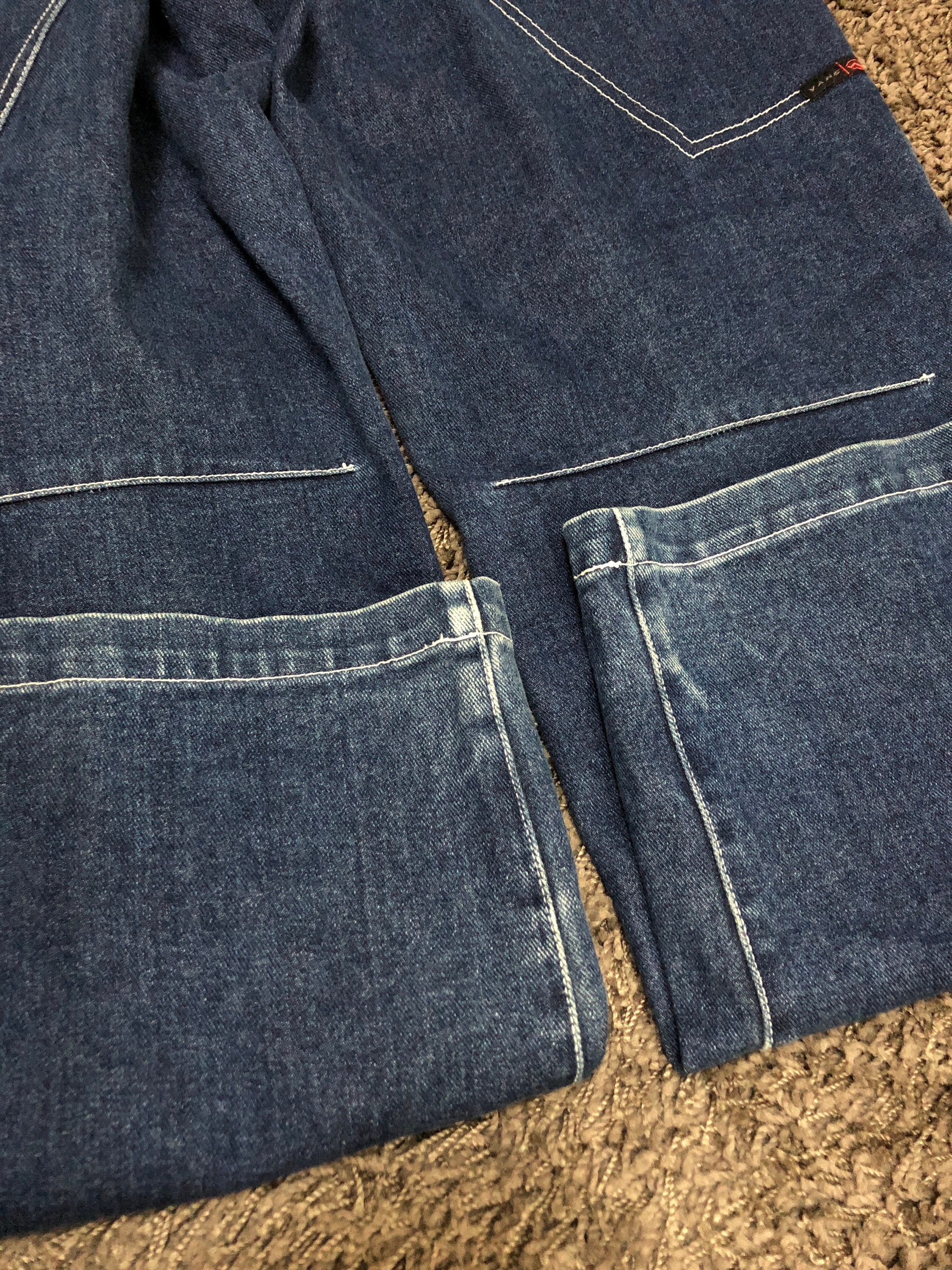 RARE!! VTG Vans Checkered Vans Since 66 Baggy Jeans Skateboard Bmx ...