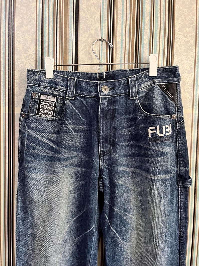 2000s Fubu the Finalist Fubu Collection 0925 Jeans Size 32 Distress #H2 - Etsy