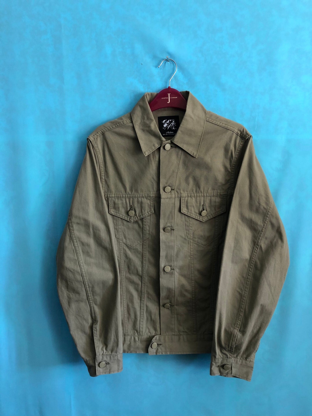 RARE!!VTG Revolver Soul Revolver Fall Winter Jacket Trucker Olive Green ...