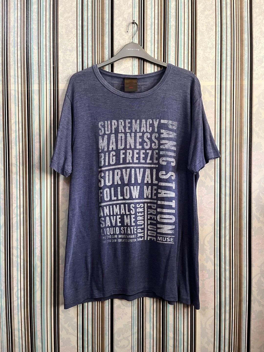 RARE!!VTG Muse Supremacy Madness Survival Distress Large #H1 - Etsy