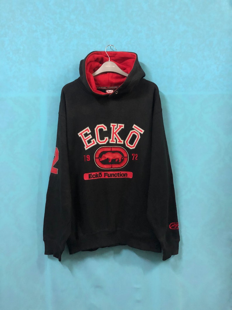 VTG ECKO 1972 Ecko Function Marc Ecko Big Logo Spell Out Embroidery Extra Large Eminem Asap ...