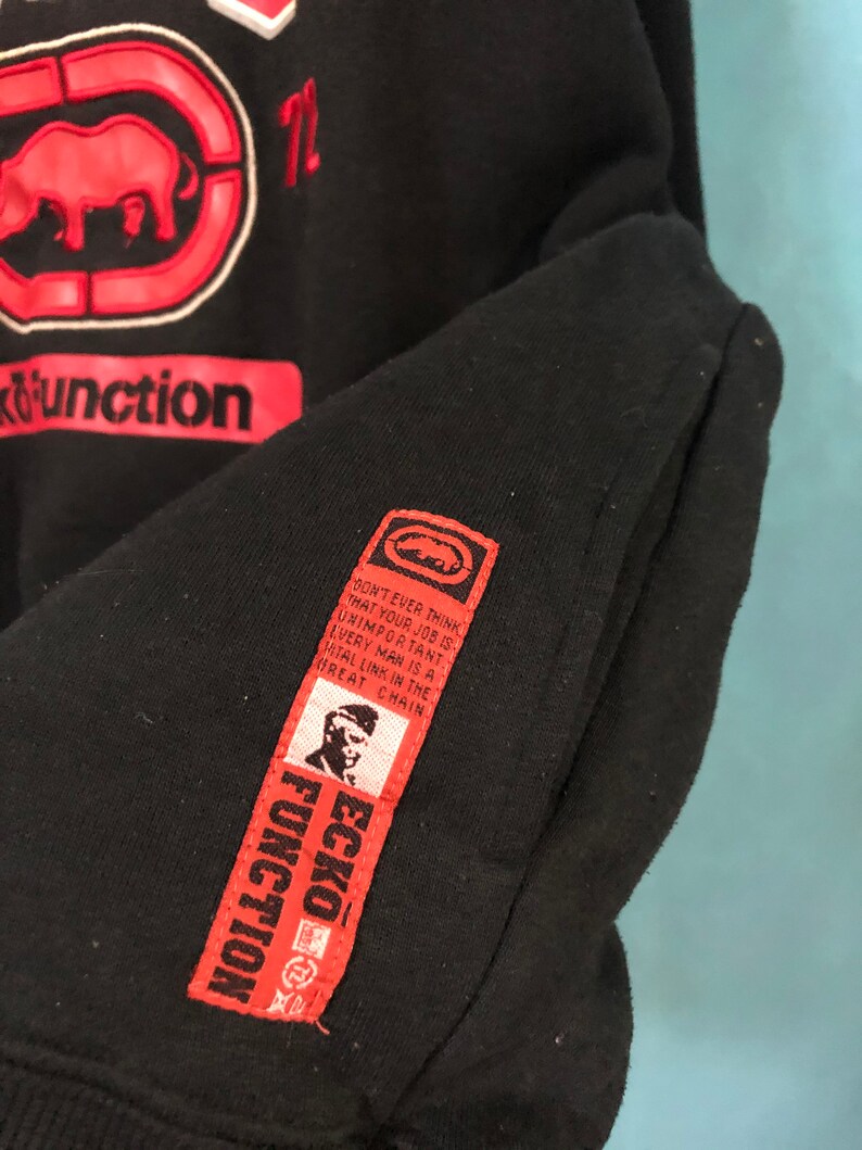 VTG ECKO 1972 Ecko Function Marc Ecko Big Logo Spell Out Embroidery Extra Large Eminem Asap ...