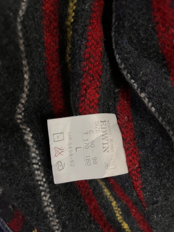 MEGARARE!!VTG edwin exclusive patches trucker blanket… - Gem