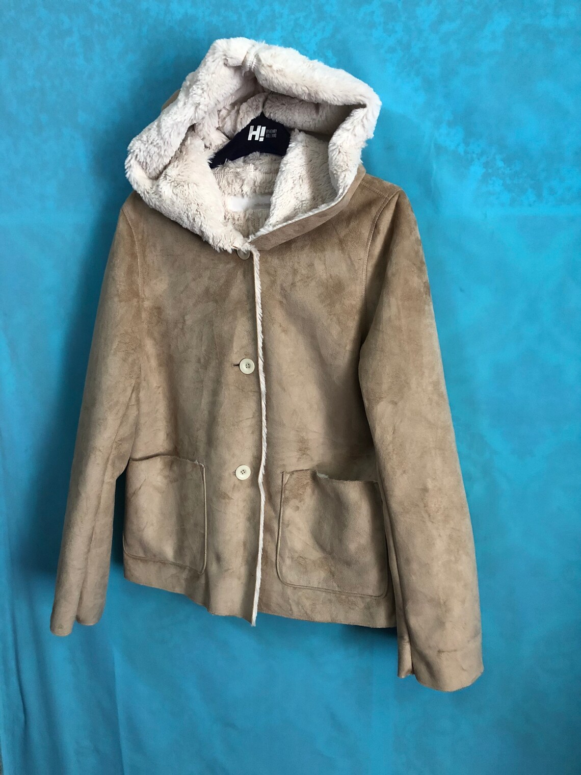 Rare Niko And... Jackets Suede Hoodies Double Pockets Medium #26 - Etsy