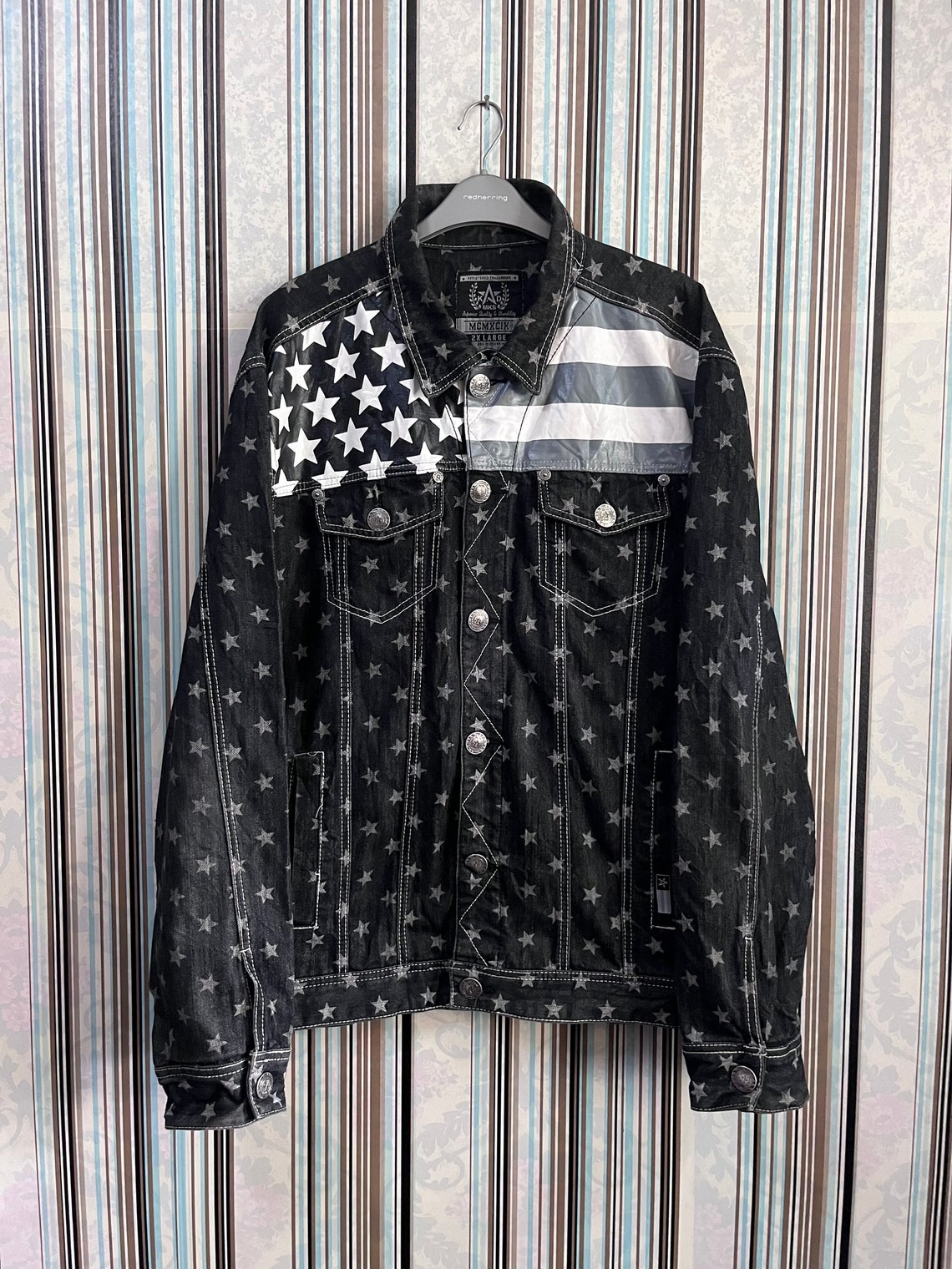 RAREVTG Akademiks Akdmks Trucker Star Flag Spell Back 2xl F2 - Etsy